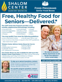 Senior Food Boxes - Shalom Center